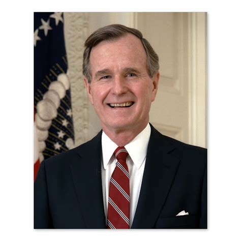 George H W Bush 41st President Of The United States Official Portrait