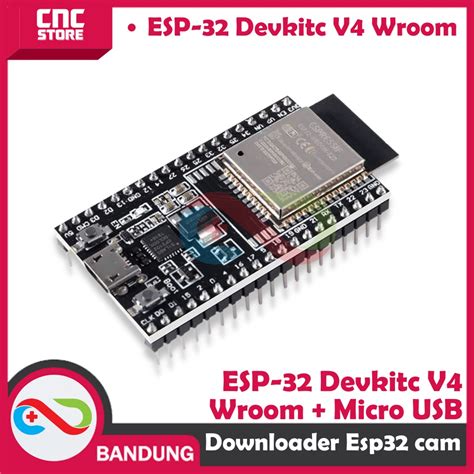 Jual Esp32 Esp 32 Devkitc V4 Wroom 32d Wifi Bluetooth Plus Kabel Micro