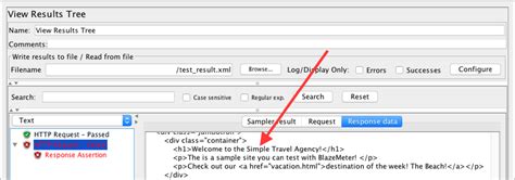 How To Save Response Data In Jmeter