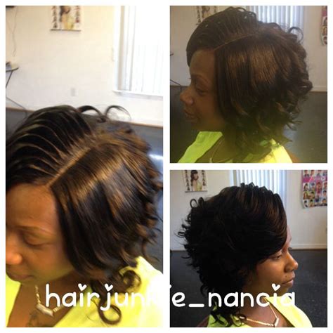 Bob Curls Quickweave Hairstyles Illusionpart