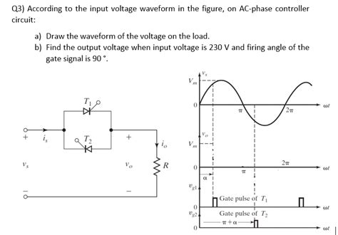 Solved Q3 Power Electronics Ac Phase Controller Circuit