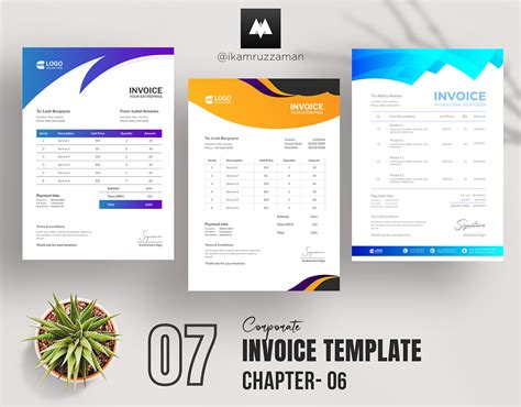 Personalized Invoice Design With Custom Illustrations On Behance
