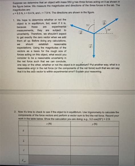 Solved Suppose We Determine That An Object With Mass G Chegg Com