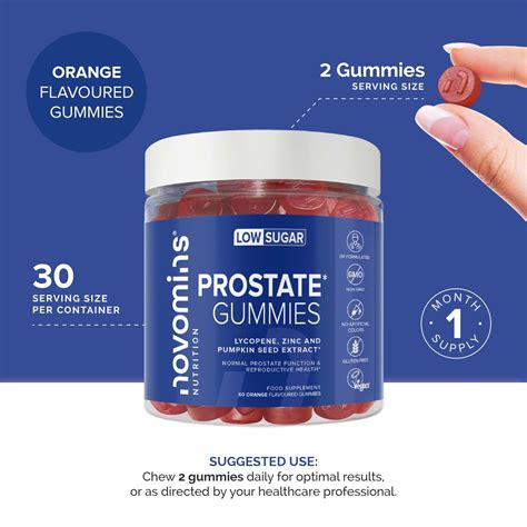 Prostate Gummies Novomins Nutrition