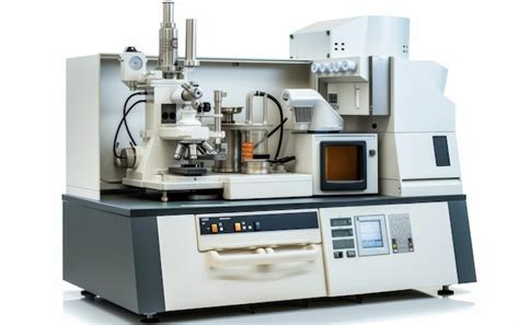 Insights Into Atomic Absorption Spectrometer On White Background Premium Ai Generated Image