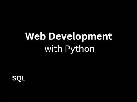 Abdul Rauf On Linkedin Web Development With Python Sql