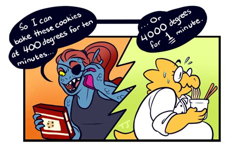 Undyne Bakes Cookies In Her Own Way Tangelojack Rundertale