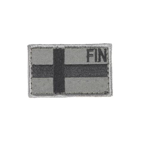 Fin Patch Small 12 Finsk Flaggmärke Kardborre För Väska And Väst
