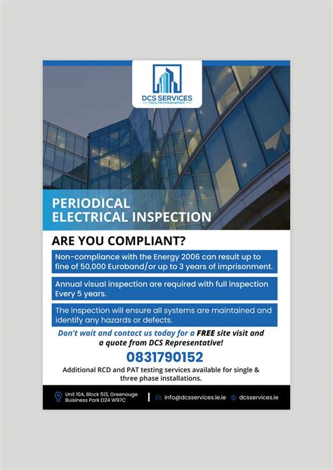 Entry 283 By Mamatapatel380 For Flyers Design For Periodical Inspection Testing Freelancer