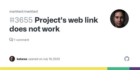 Projects Web Link Does Not Work · Issue 3655 · Marktextmarktext · Github