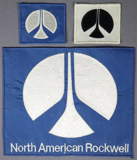 At Auction North American Rockwell Back Patch And Uniform Patches
