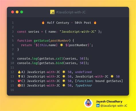 Jayesh Choudhary On Linkedin Javascriptdaily Javascript Developer