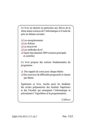 Analyse Algorithme And Programmation En Turbo Pascal Tome 1 Deuxième