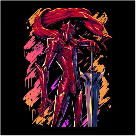 Igris Red Armor Fan Art Solo Igris Posters And Art Prints Teepublic