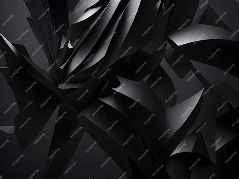Premium Ai Image Abstract Dark Background 3d Render