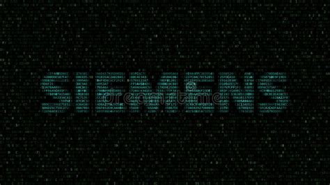 siemens logo made of flashing hexadecimal symbols on computer screen