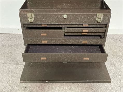 Kennedy Metal Machinist Toolbox Style No 520 226011 20w X 9d X 13 5h