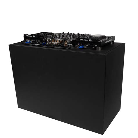 Black Dj Booth Hire Sova Audio Sova Audio