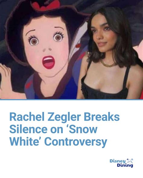 Disney Dining Rachel Zegler Breaks Silence On ‘snow White