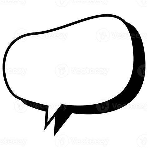 Bubble Text For Comic Blank Or Empty Balloon Text For Text