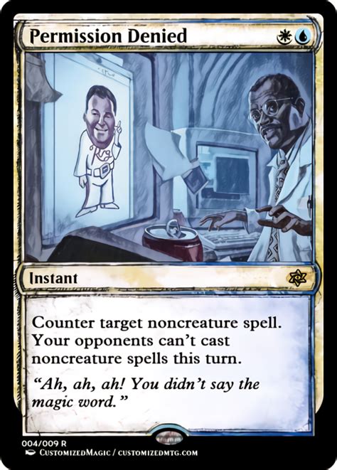 Permission Denied Magic The Gathering Proxy Cards