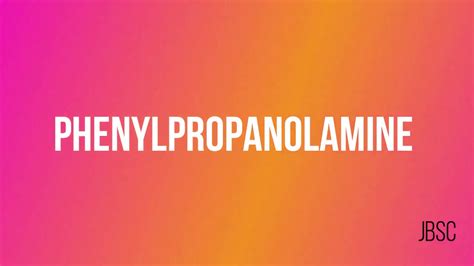 Phenylpropanolamine Synthesis Youtube