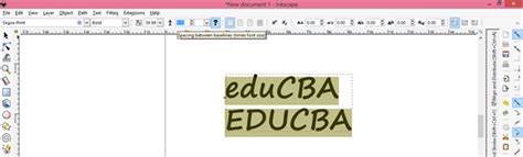 Inkscape Text Learn The Text And Text Tools In Different Points