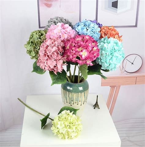 Гортензія декоративна гілка 60см продаж ціна у Києві Штучні квіти і гілки від Декор