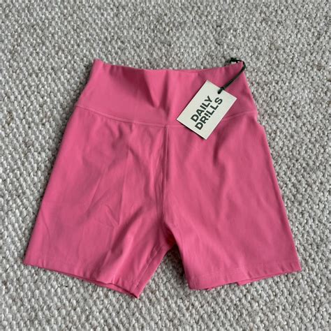 Daily Drills Pink Workout Shorts Size Medium Never Depop
