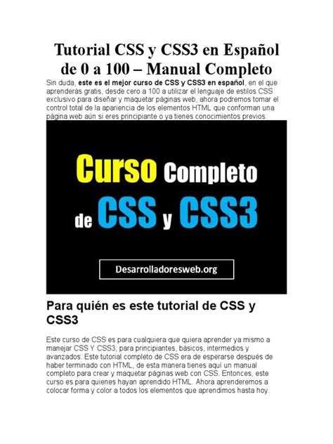 Css 3 Pdf Html Ingeniería De Software