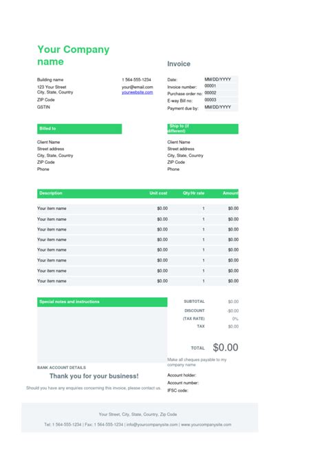 How To Make Bill In Excel CaptainBiz