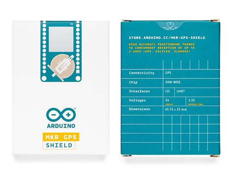 Arduino Mkr Gps Shield Gnss Module For Mkr Boards — Arduino Official