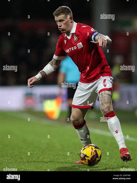James Mcclean Of Wrexham In Action During The Sky Bet League 1 Match