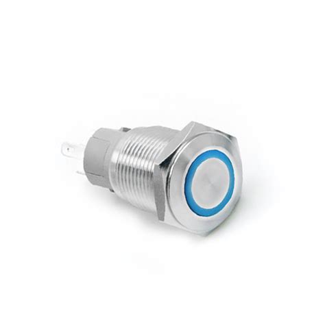 Metal Push Button RJS102P 16L A F R LED 67Q RJS Electronics Ltd
