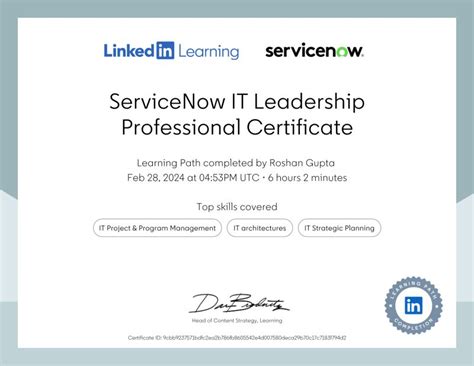 roshan gupta on linkedin certificate of completion