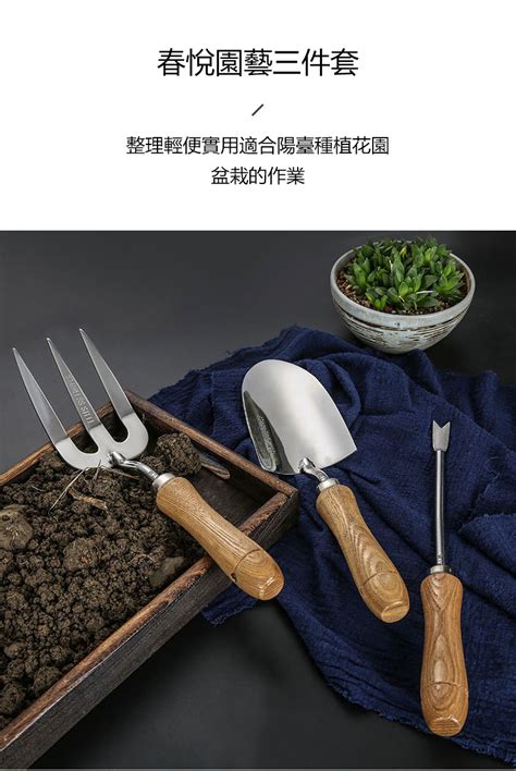 張小泉 春悅園藝工具三件套裝 小鏟子鬆土叉園藝鏟 不銹鋼材質 花園盆栽種植 Outlet Express Hk 生活百貨城