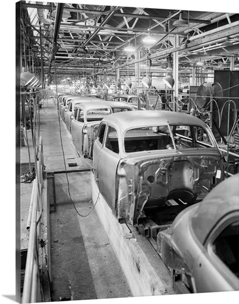 Empty Assembly Line During A Strike At Auto Body Plant Flint Michigan