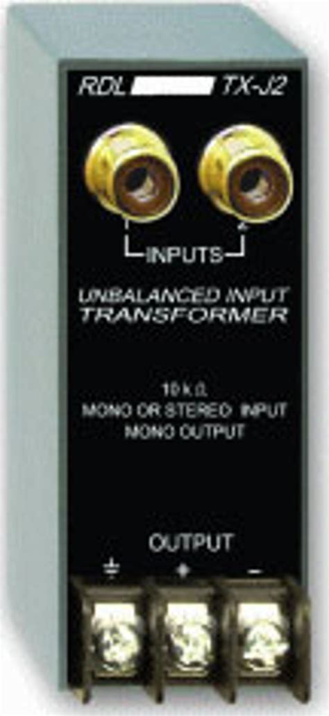 Radio Design Labs Tx J2 Unbalanced Input Transformer Pro Av Warehouse