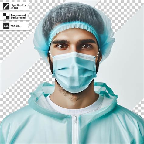 Premium Psd A Poster For A Man Wearing A Mask That Says Quot Medical Quot