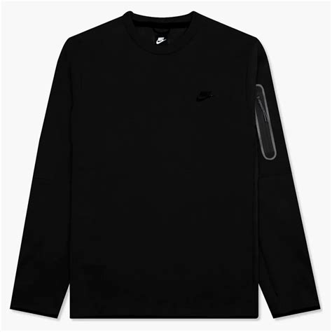 Nike Tech Fleece Crew Black Bei Hypeneedz Kaufen