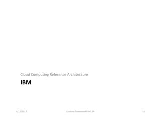 Cloud computing reference architecture from nist and ibm | PDF