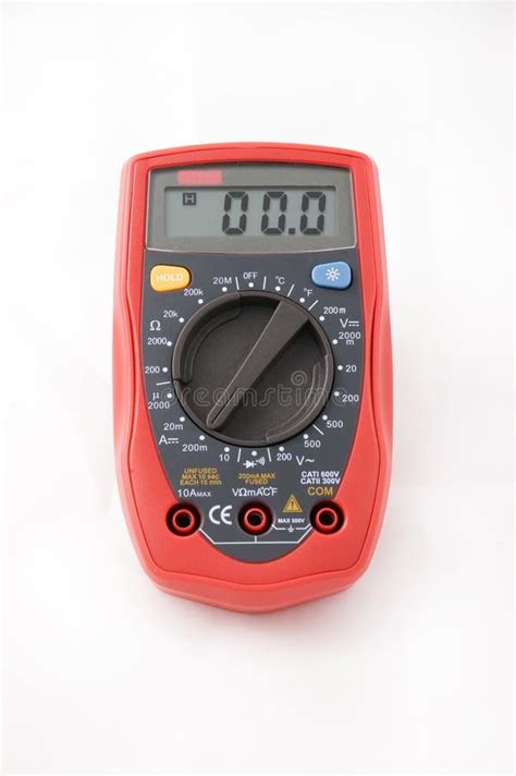 Multi tester stock image. Image of ampere, reading, temperature - 2263573