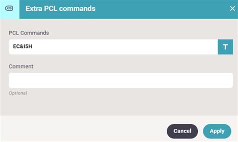 Extra Pcl Commands Interformng2 Manual