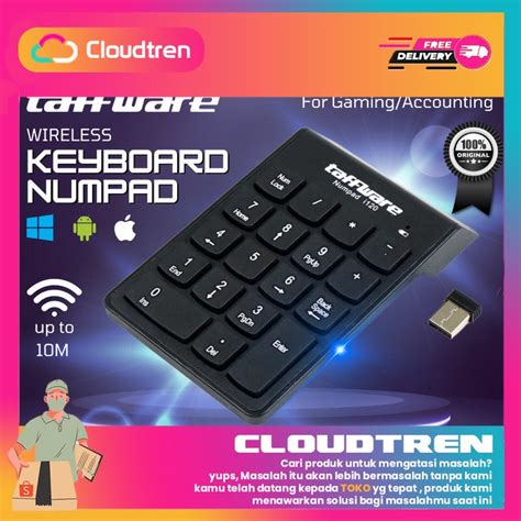 Jual Wireless Portable Numeric Keypad Numpad 2 4ghz 10 Meter Shopee Indonesia