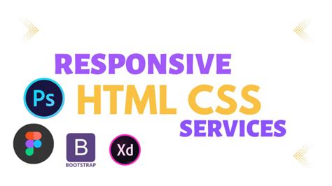 convert psd to html xd to html bootstrap tailwind css by