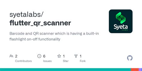GitHub Syetalabs Flutter Qr Scanner Barcode And QR Scanner Which Is Having A Built In