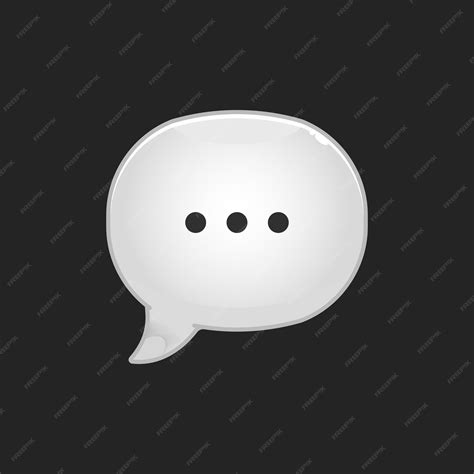 Premium Vector Chat Message Bubbles Speech Chat Emoji Chat Icon
