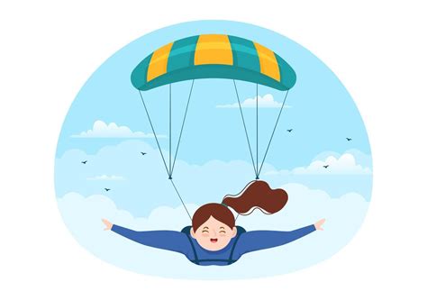 Skydiving Parachute Clipart