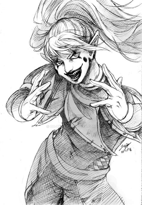 Commission Jester By Ou Ren On Deviantart Sketches Drawing Quotes