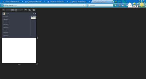 Html Getting Different Page Layout On 127001 And Localhost Stack